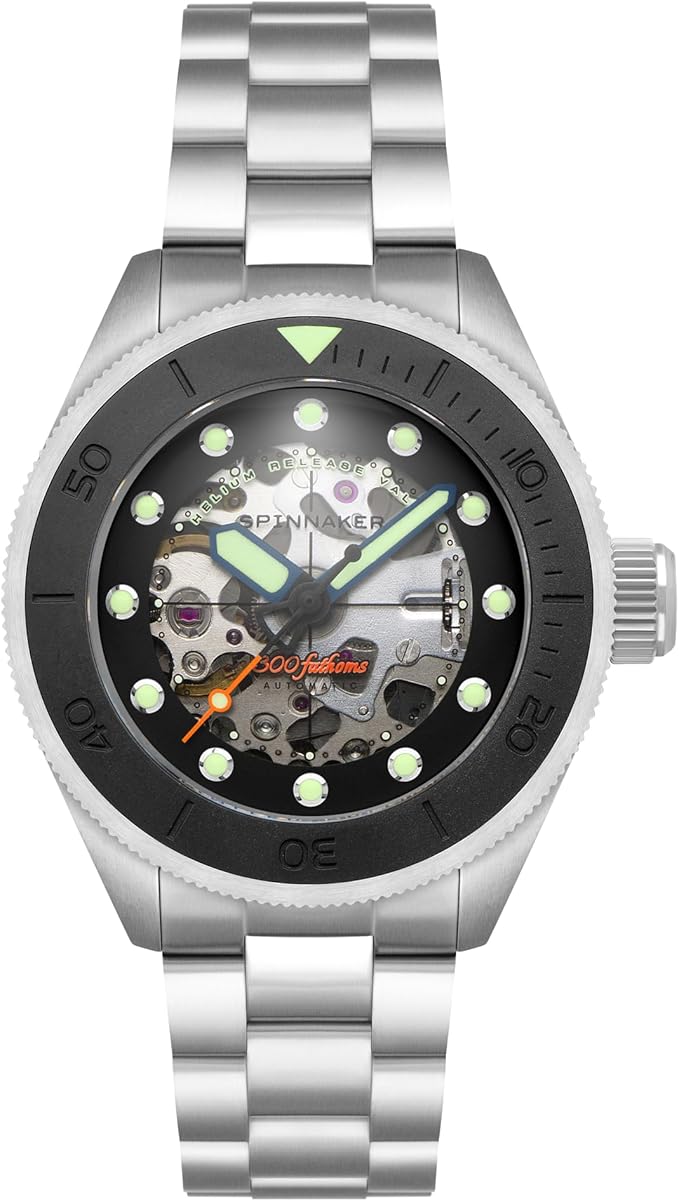 SKELETON DUST BLACK – Spinnaker Watches Brasil