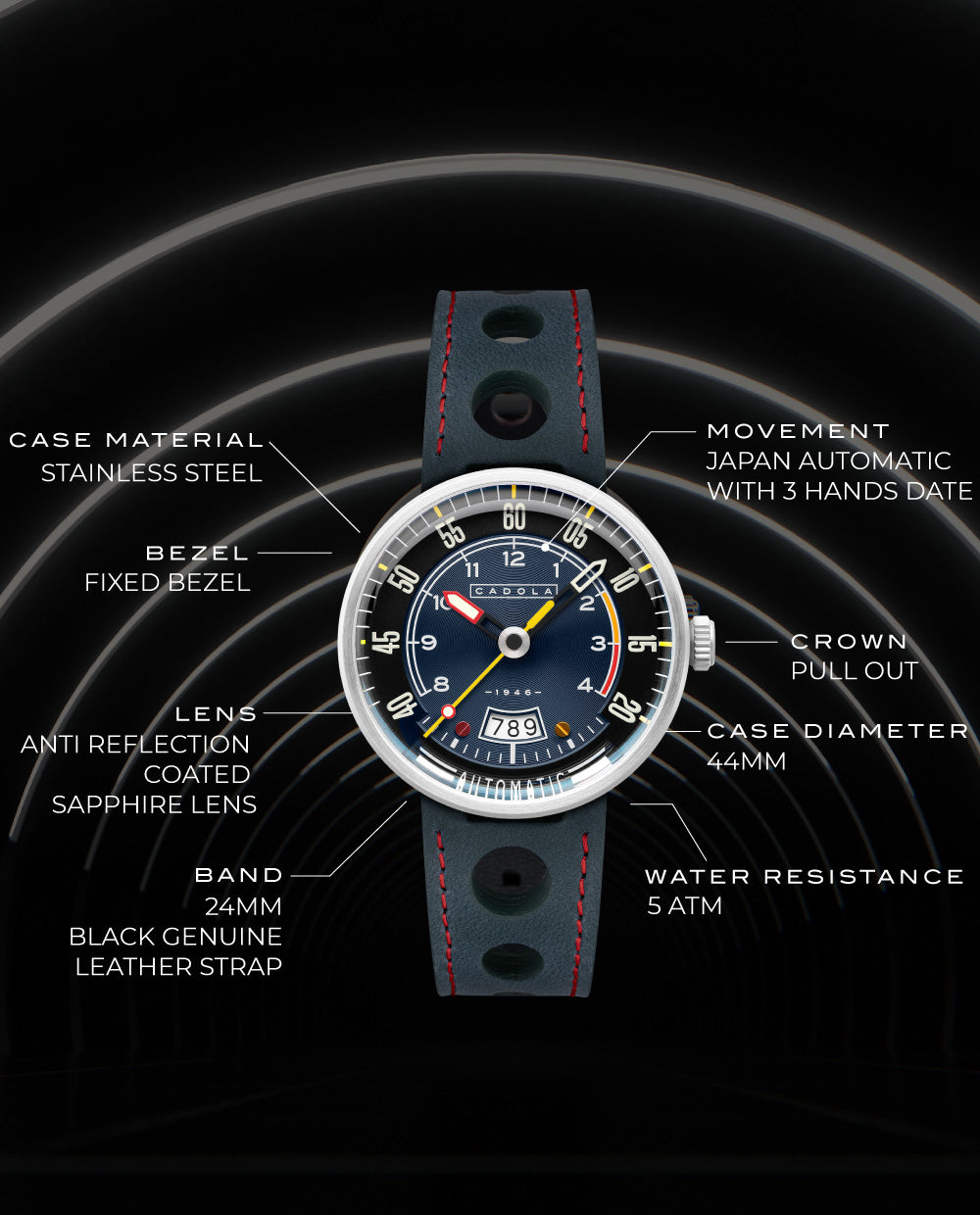 RPM Automatic – Spinnaker Watches Brasil